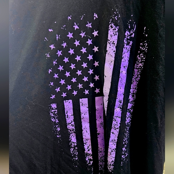 TIL VALHALLA PROJECT | Shirts | Tvp Cancer Awarness American Flag ...